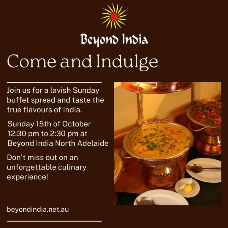 Modbury Menu - Beyond India